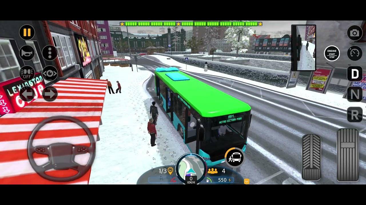 Hard Bus simulator level 63 | Electric bus | St Petersburg| Bus - YouTube