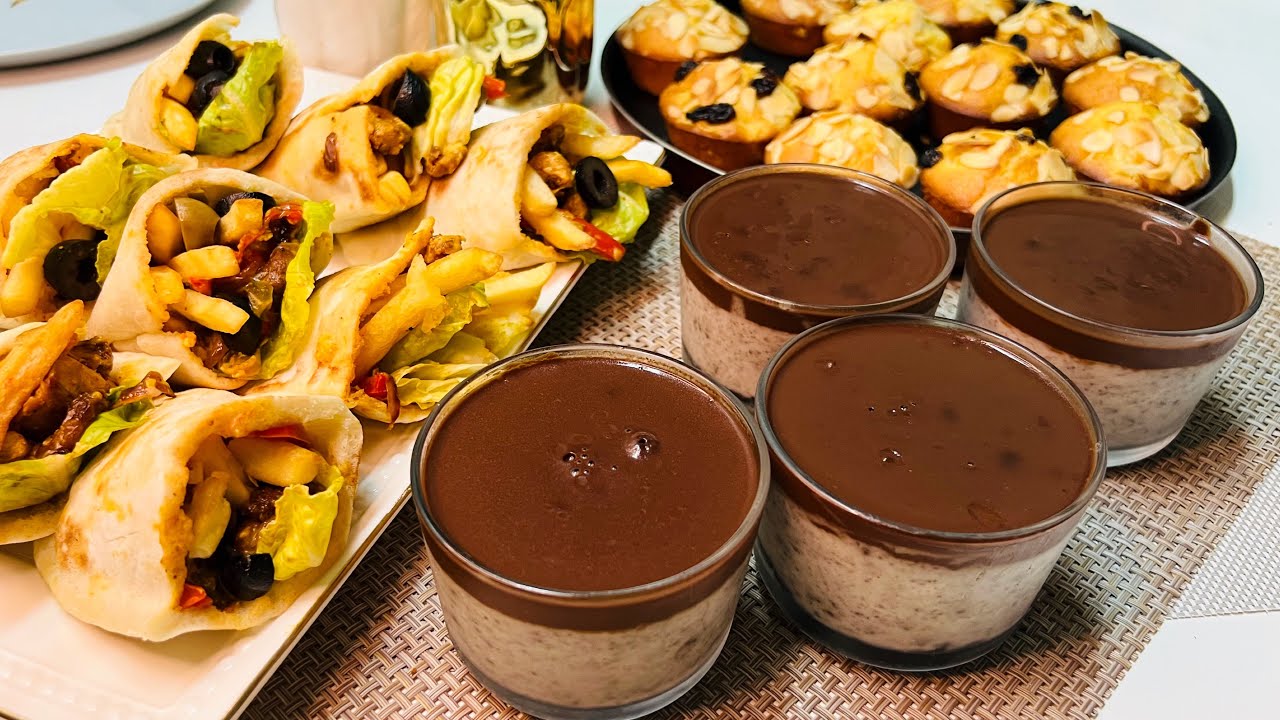 Iftar Recipes |Oreo pudding|chicken sandwich |apple muffins|Iftar ...