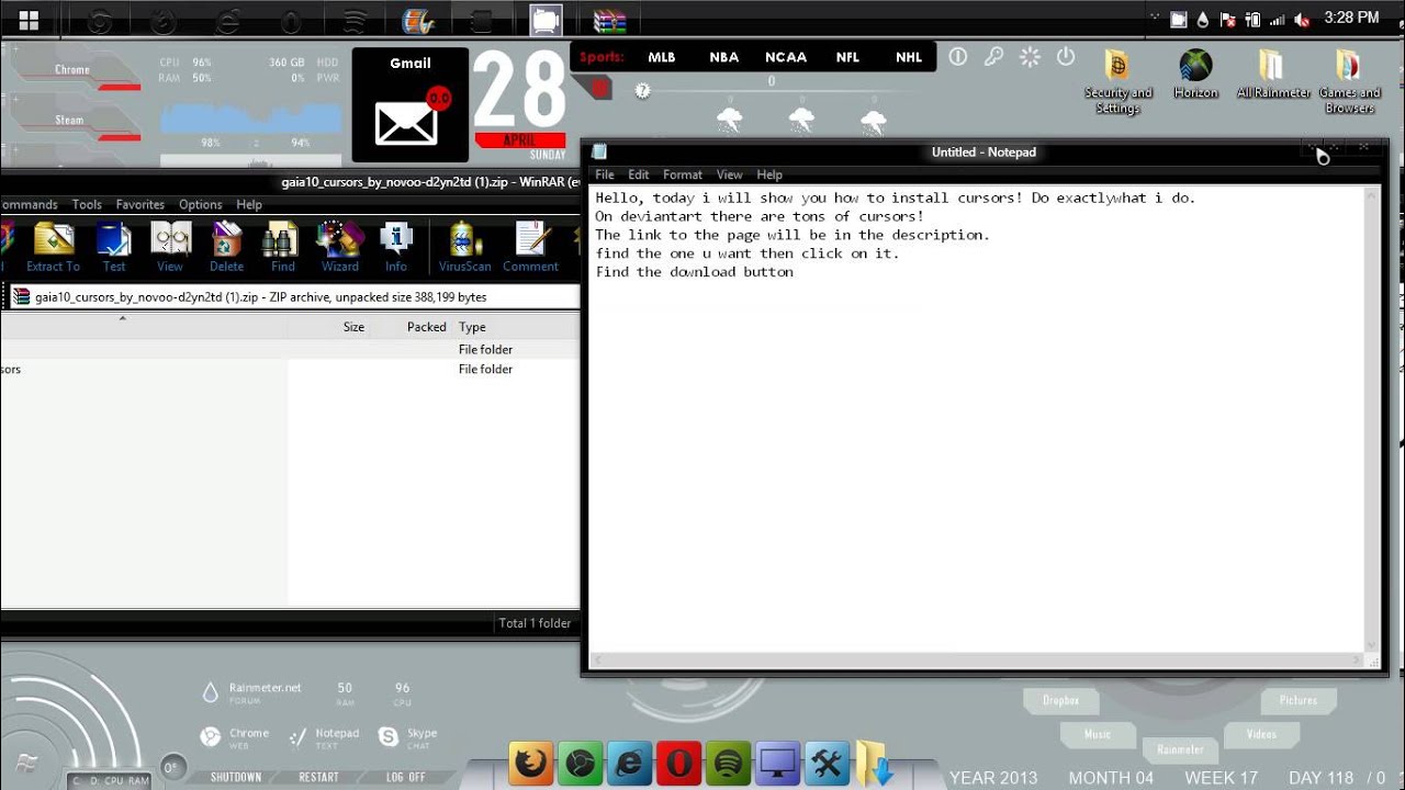 How to Install Custom Cursors - YouTube