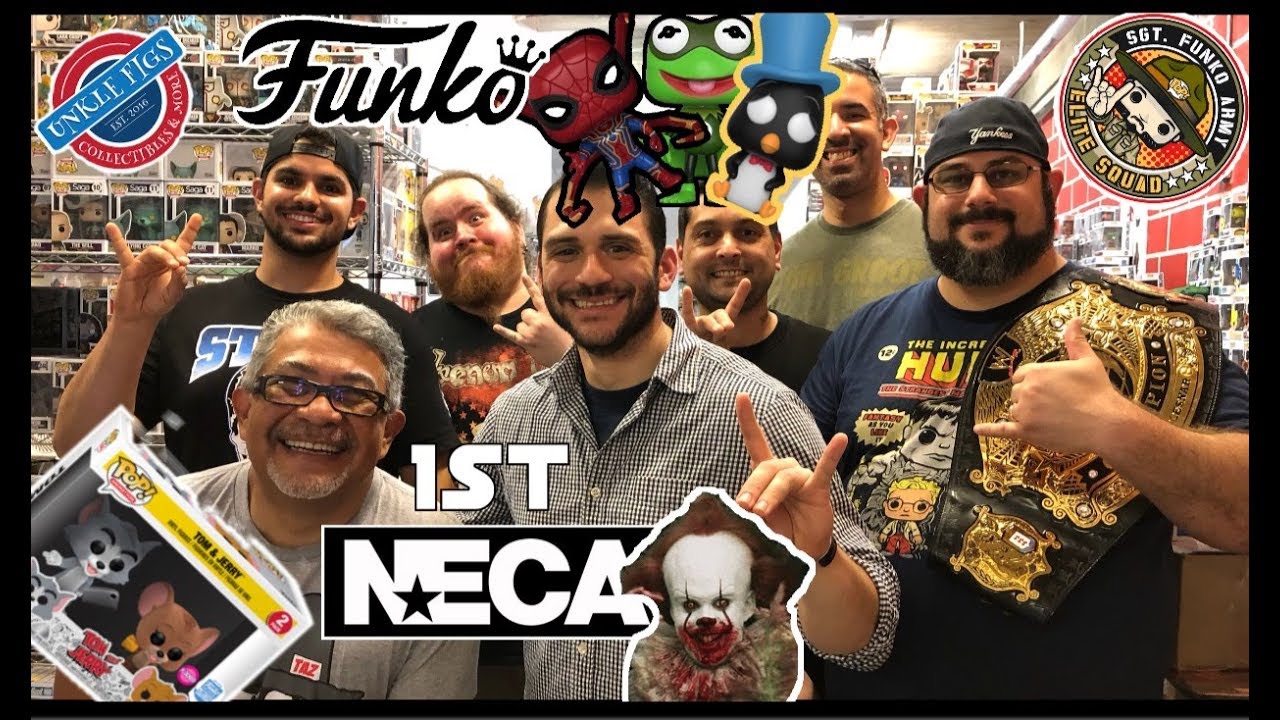RARE FUNKO POPS AT UNKLE FIGS! 1st NECA Figure. Huge group toy hunt ...