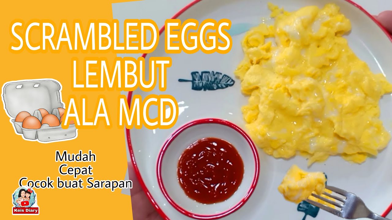 Resep telur MCD /Resep telur orak arik mcd - ide sarapan - YouTube