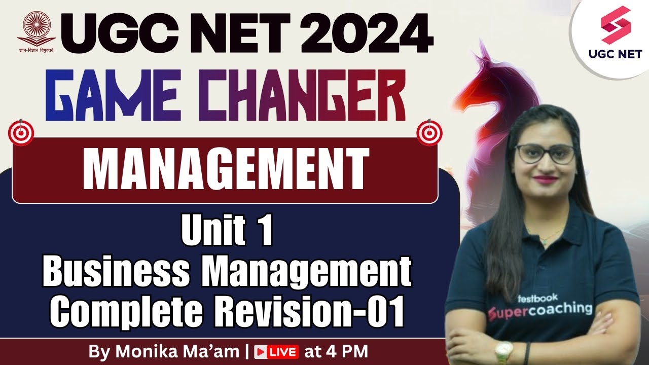 UGC NET Management | Unit 1- Business Management Complete Revision ...