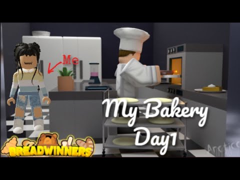 Day 1 of Breadwinners Roblox || My Bakery - YouTube