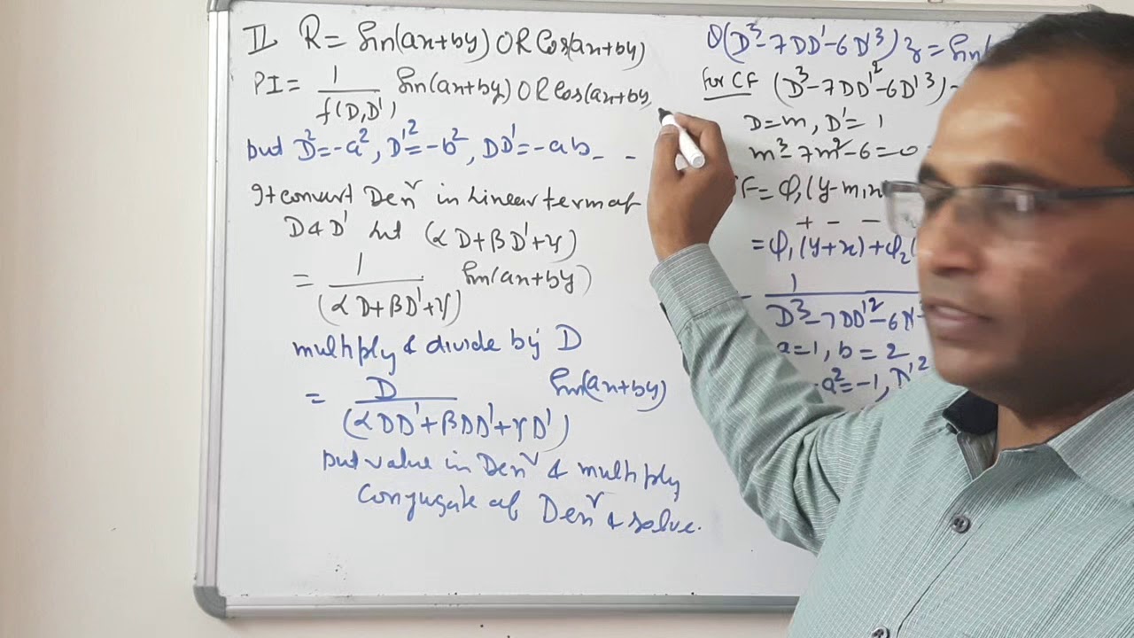 AKTU MATHS 3/4 | Particular Integral of PDE | exp(ax+by) | Sin(ax+by ...