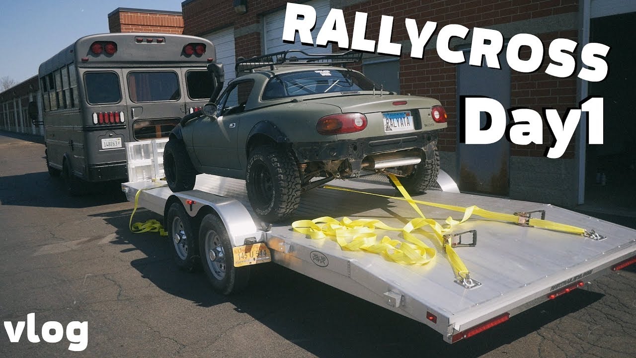 RallyCross in a Lifted Miata! (Day 1) - YouTube