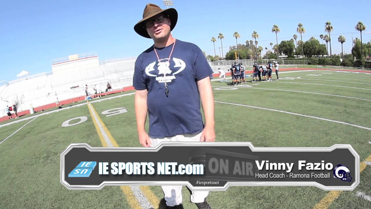 Coach Fazio Ramona Rams Football - YouTube