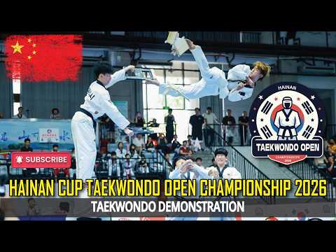 Taekwondo Demonstration at Hainan Cup Taekwondo Championship 2026। China, Haikou