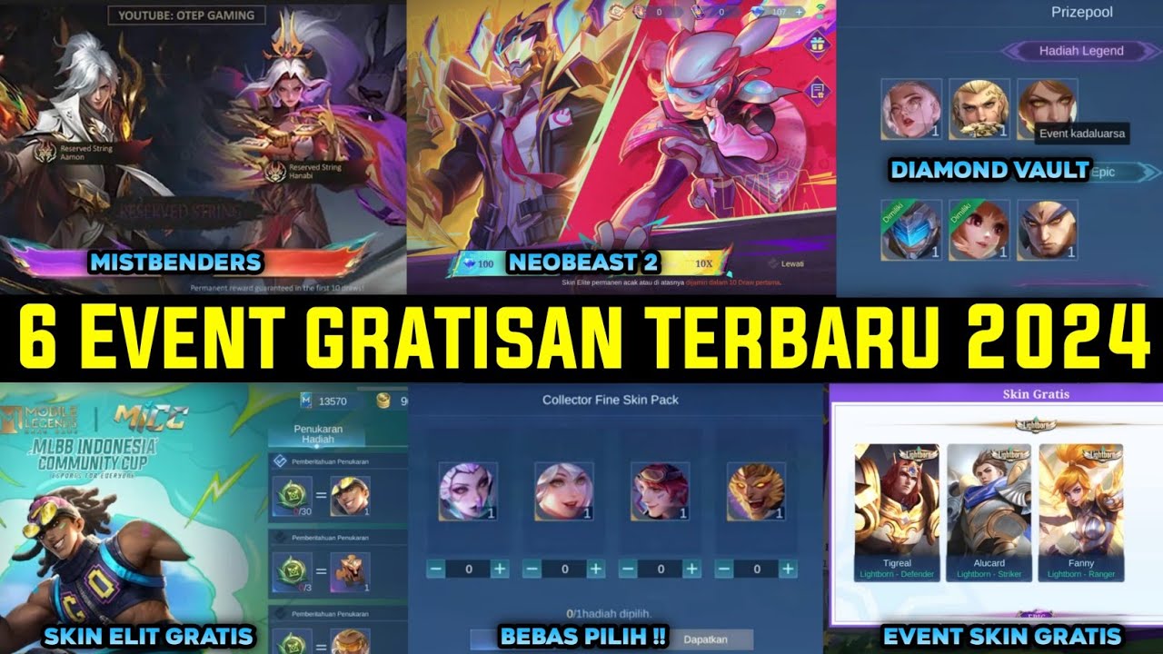 BOCORAN 6 EVENT MLBB TERBARU 2024 ! EVENT NEOBEAST, EVENT MISTBENDERS ...