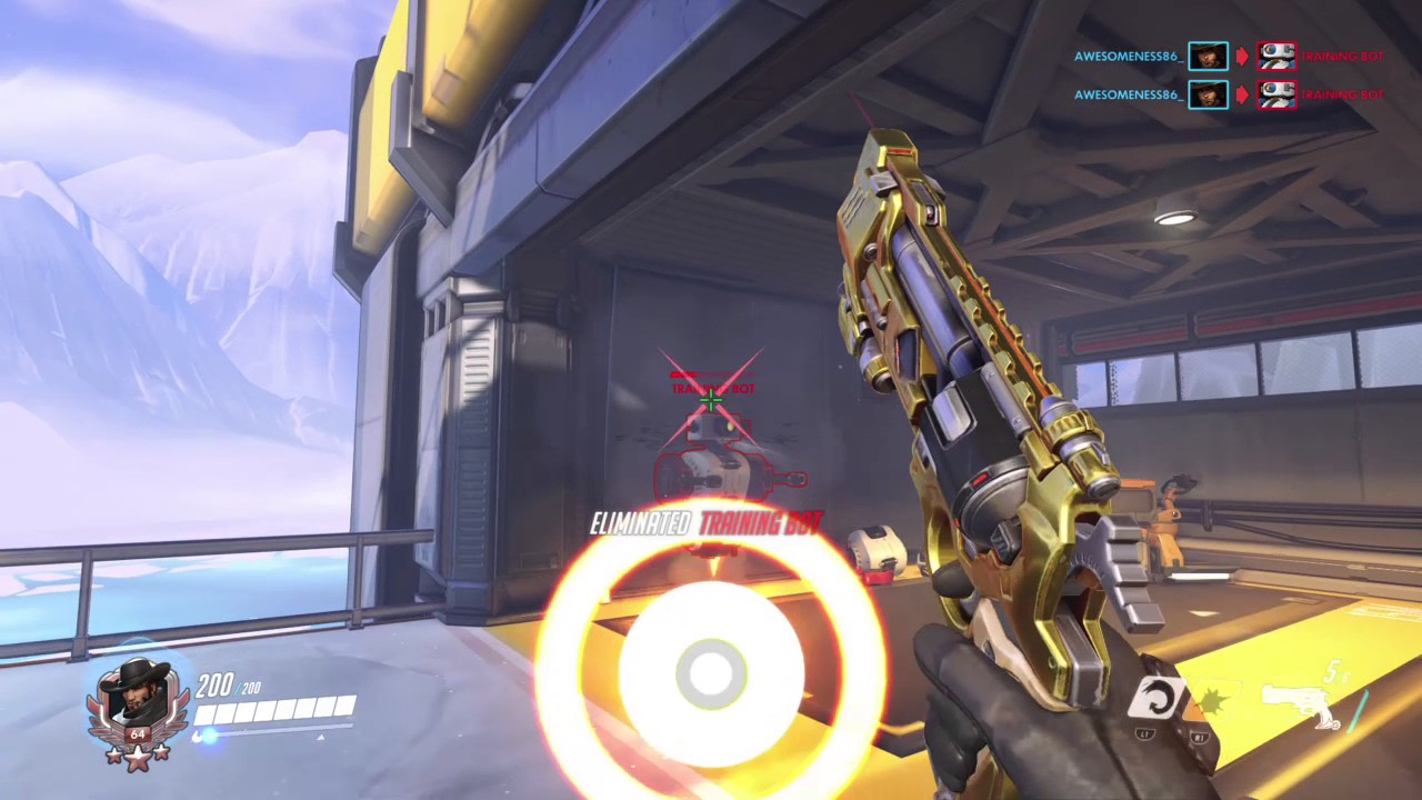 New 'Blackwatch' McCree Skin Gameplay in the Practice Range (With ...