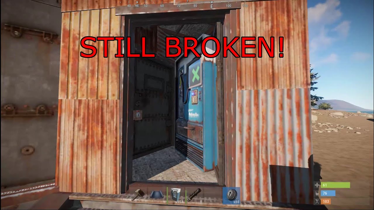 Facepunch tried to fix this bug TWO YEARS AGO. Rust Base building 2020. - YouTube