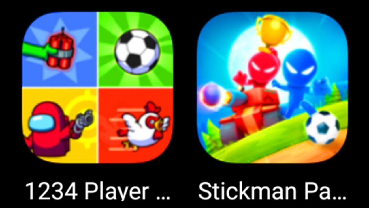 1234 Player In House Party vs Stickman Party New Update New MiniGames ...