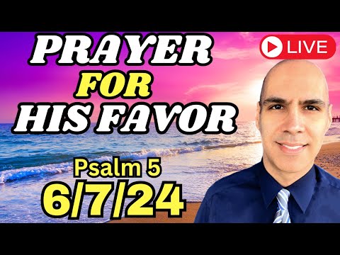 Prayer for God's favor to fall on us ( Psalm 4 ) #prayeroftheday # ...