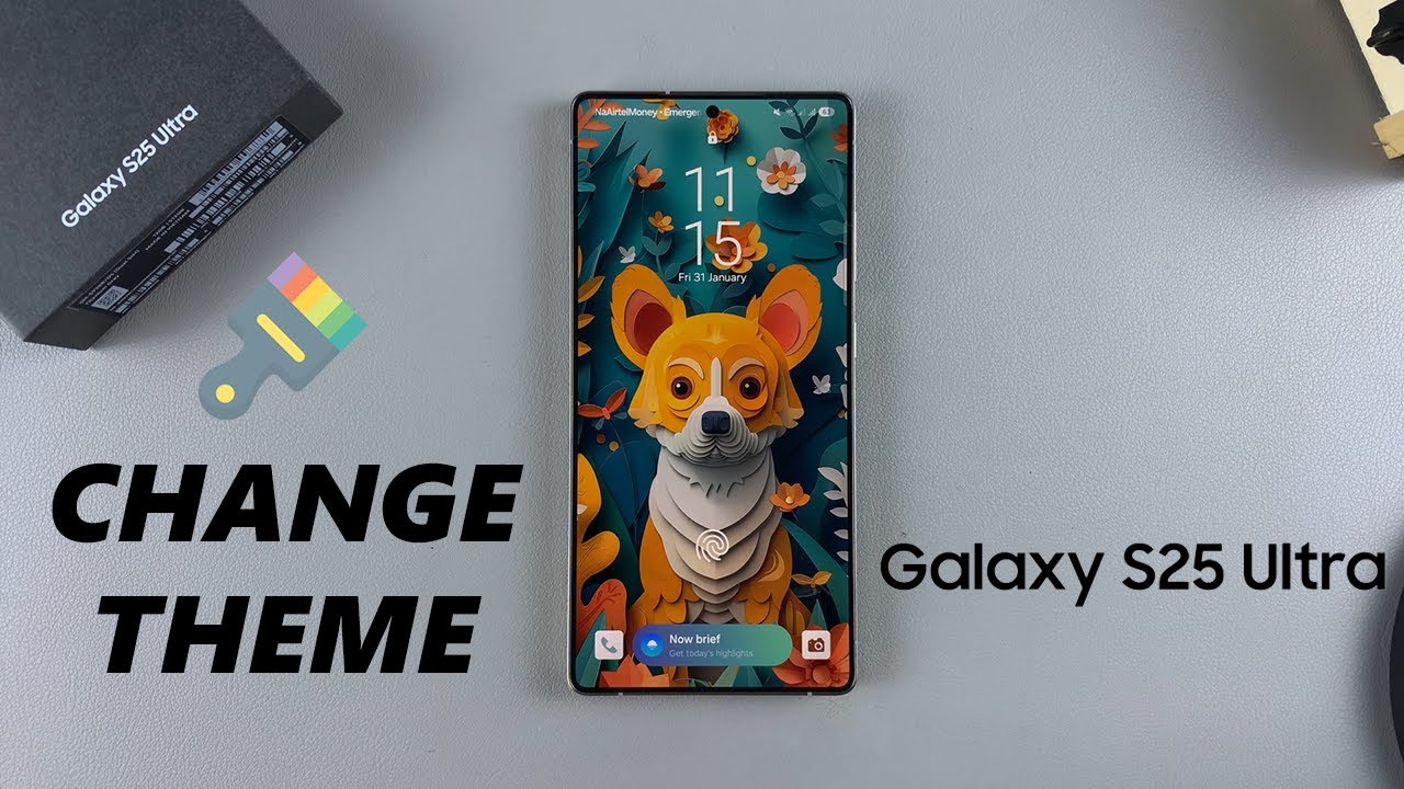 How To Change Theme On Samsung Galaxy S25 / S25 Ultra - YouTube
