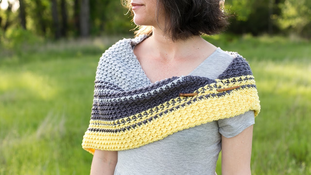 How to Make the Cirra Shawlette Crochet Pattern - YouTube