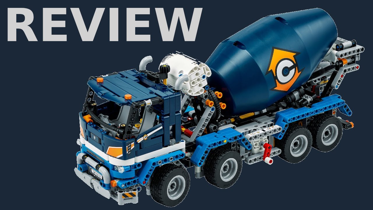Jetzt wirds concrete: Lego Technic Betonmischer-LKW Review (42112 ...
