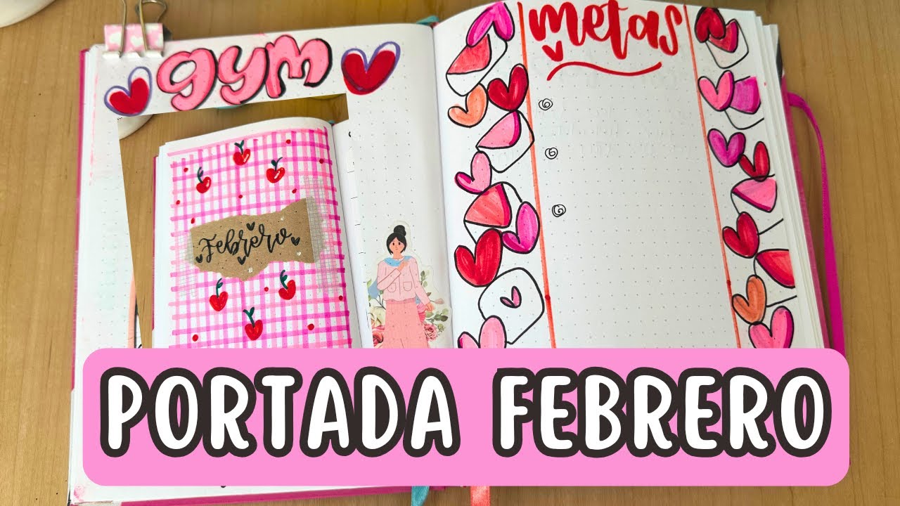 Bullet Journal Febrero paso a paso - YouTube