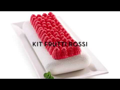 Raspberry cheesecake with Silikomart 3D mould FRUTTI ROSSI - YouTube