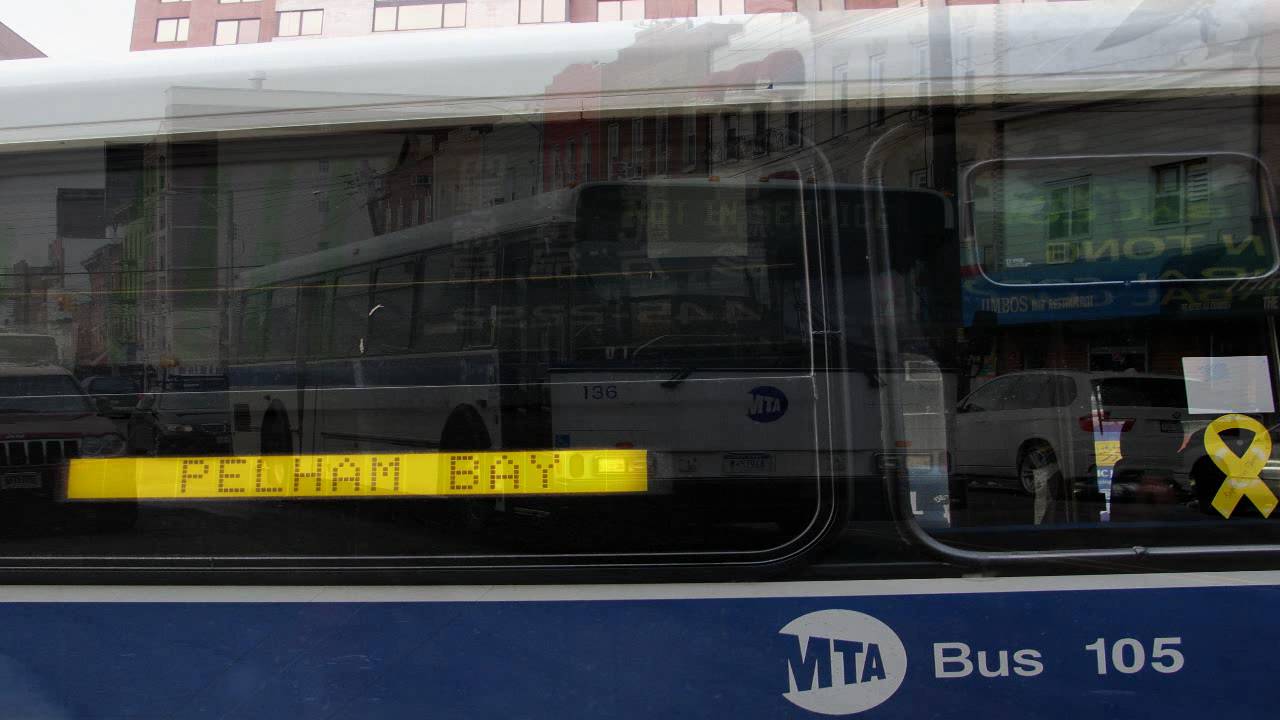 Sound Clip & Photo Slideshow Of Ex-Bee Line Orion V 405 Now MTA Bus 105 ...