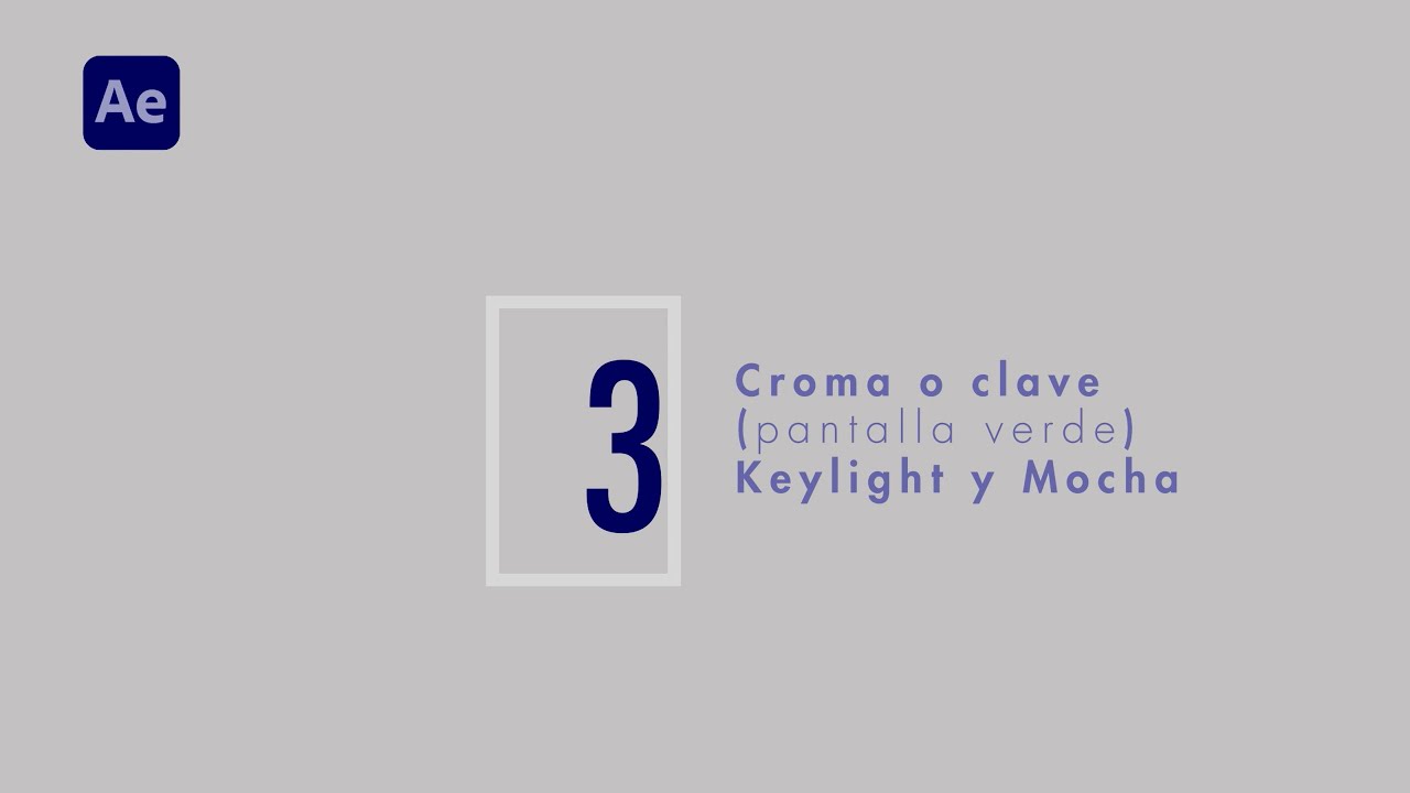 Adobe After Effects - Croma (pantalla Verde) Keylight y Mocha - YouTube