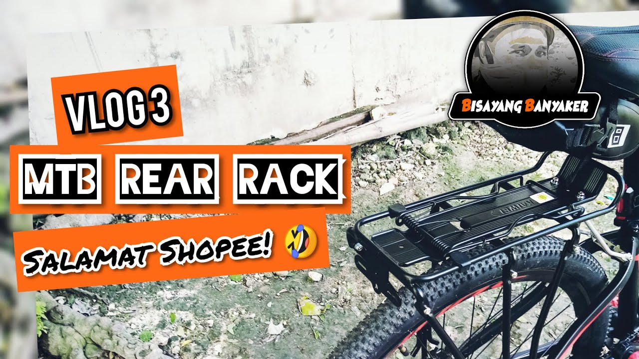 Vlog 3 | MTB Rear Rack | Best Bike Rack | Unboxing and Installation ...