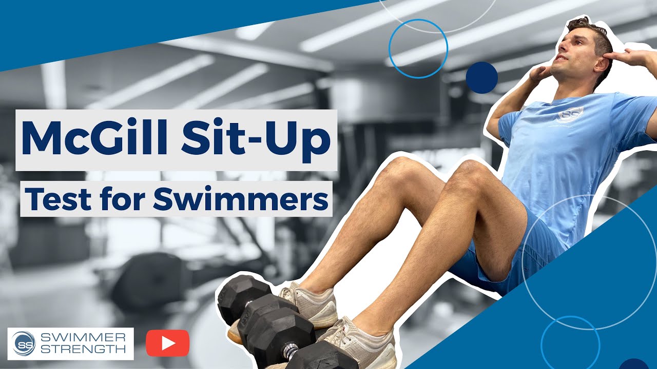 McGill Sit-Up Test For Swimmers | Swimmer Strength - YouTube