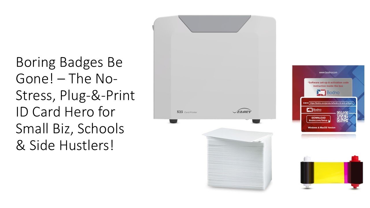 Boring Badges Be Gone! – No-Stress, Plug-&-Print ID Card Hero for Small ...