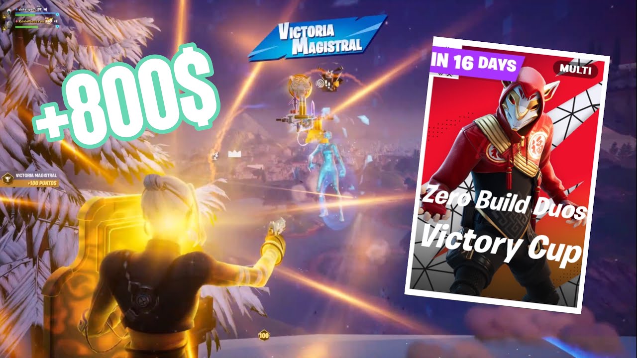 How I Won 8 Games This Season In Zero Build Victory Cups On Console (4K ...