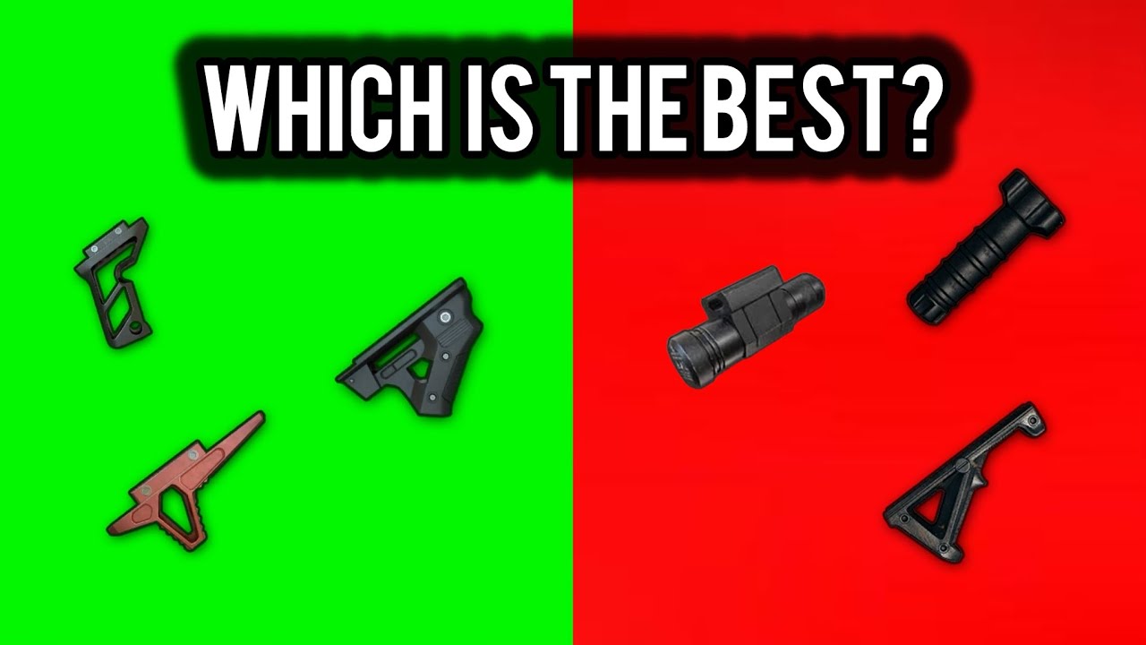 Which is the BEST GRIP | Test and Comparison (Pubg 2024) - YouTube