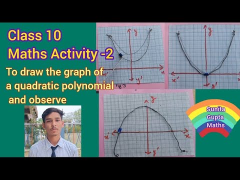 Graph of Quadratic polynomial ll Maths Model ll Activity -2 ll Class -10 ll NCERT ll CBSE - YouTube