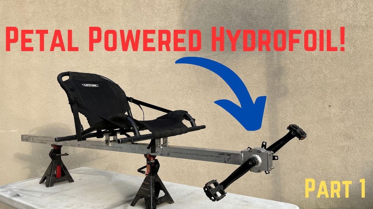 Human Powered Hydrofoil Part 1 - YouTube