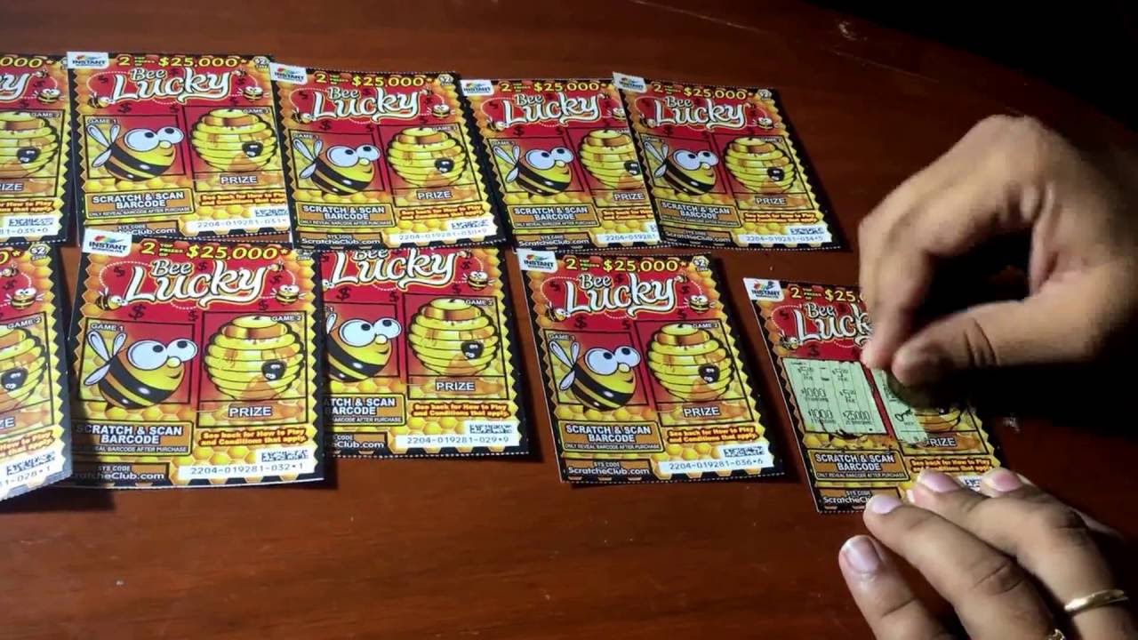 $25000 Top Prize Scratchies | Bee Lucky | $2 Scratchie Lotto ...