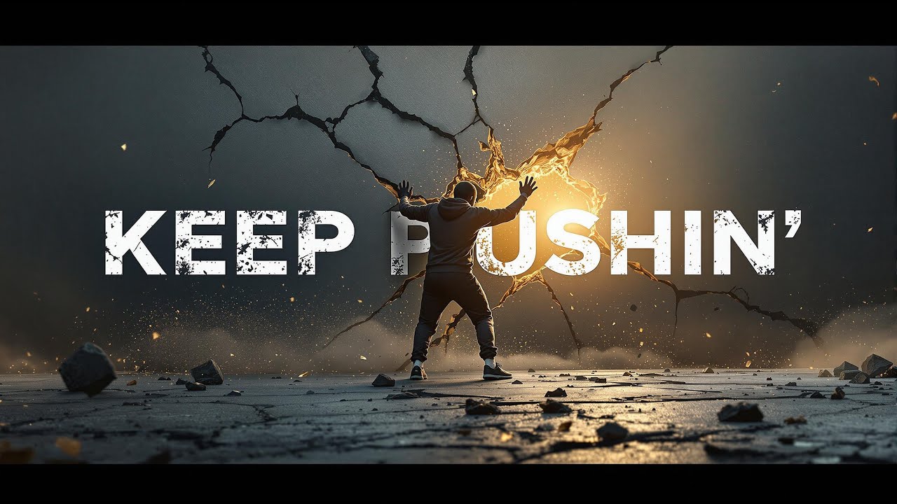Keep Pushin' 🎤🔥 | No Copyright Motivational Rap Beat - YouTube