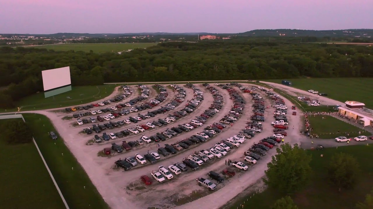 Aerial footage of the 112 Drive-In - YouTube