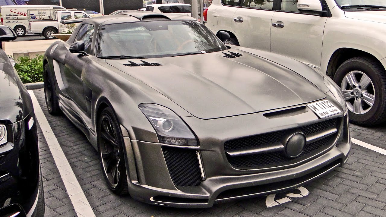 Mercedes FAB Design SLS AMG Gullstream in Dubai, UAE - YouTube