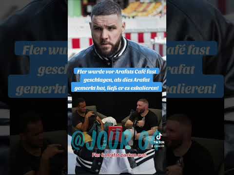 #fler wurde vor #arafat Café fast geschlagen, Arafat hat aber den anderen zusammengeschlagen🤣
