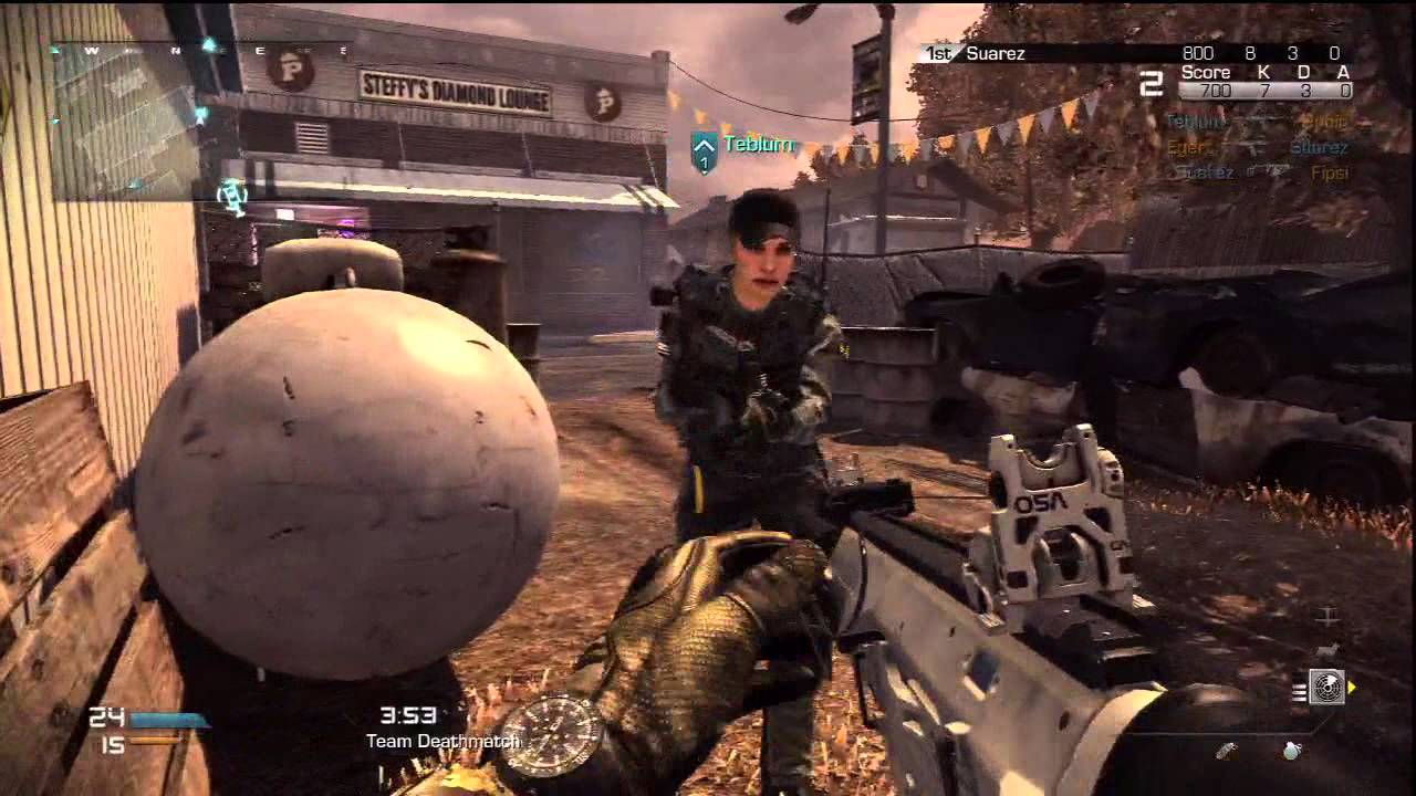 CoD Ghosts Wii U - SQUADS Mode Gameplay (Nintendo WiiU Ghosts) - YouTube