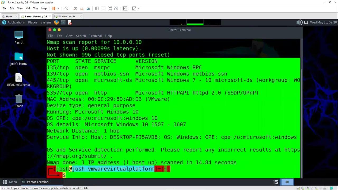 Basic Network scanning with Nmap in Parrot Security OS | Linux - YouTube