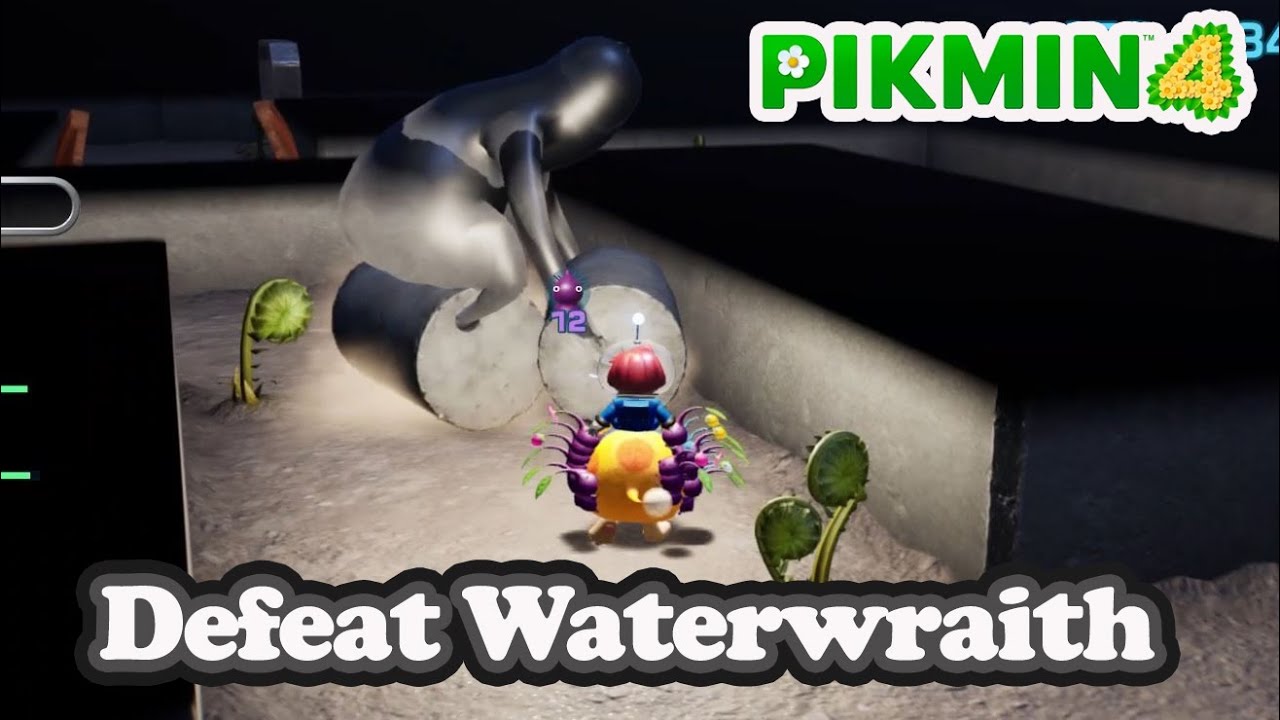 [Pikmin 4] Defeat Boss - Waterwraith - YouTube