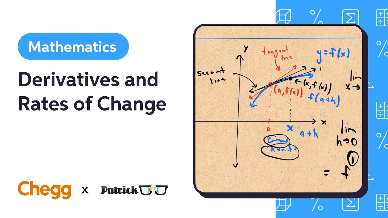 Derivatives and Rates of Change Ft. PatrickJMT - YouTube