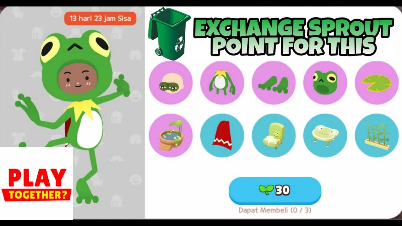 [PLAY TOGETGER] HOW TO USE SPROUT POINT??? 🍀🍀🍀 - YouTube