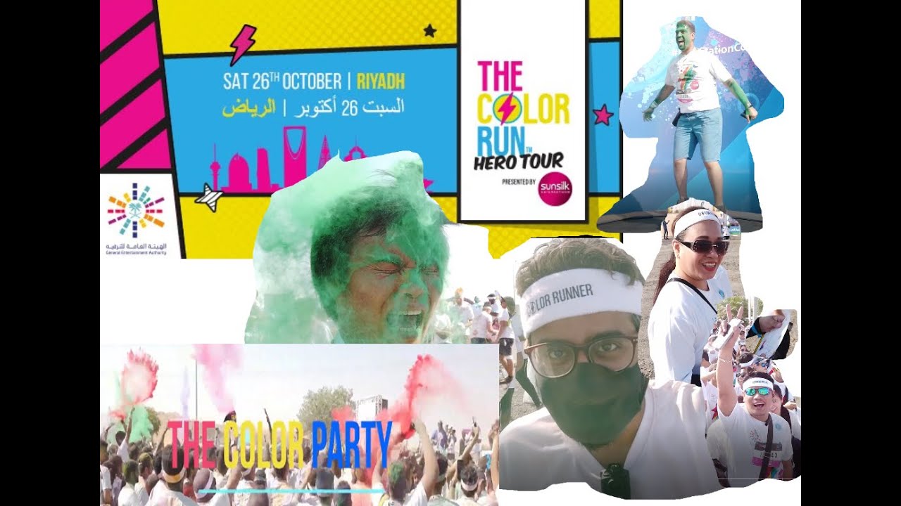 Vhangs Joins Riyadh 1st Color Run HeroTour- Hi5 Guinness Attempt ...