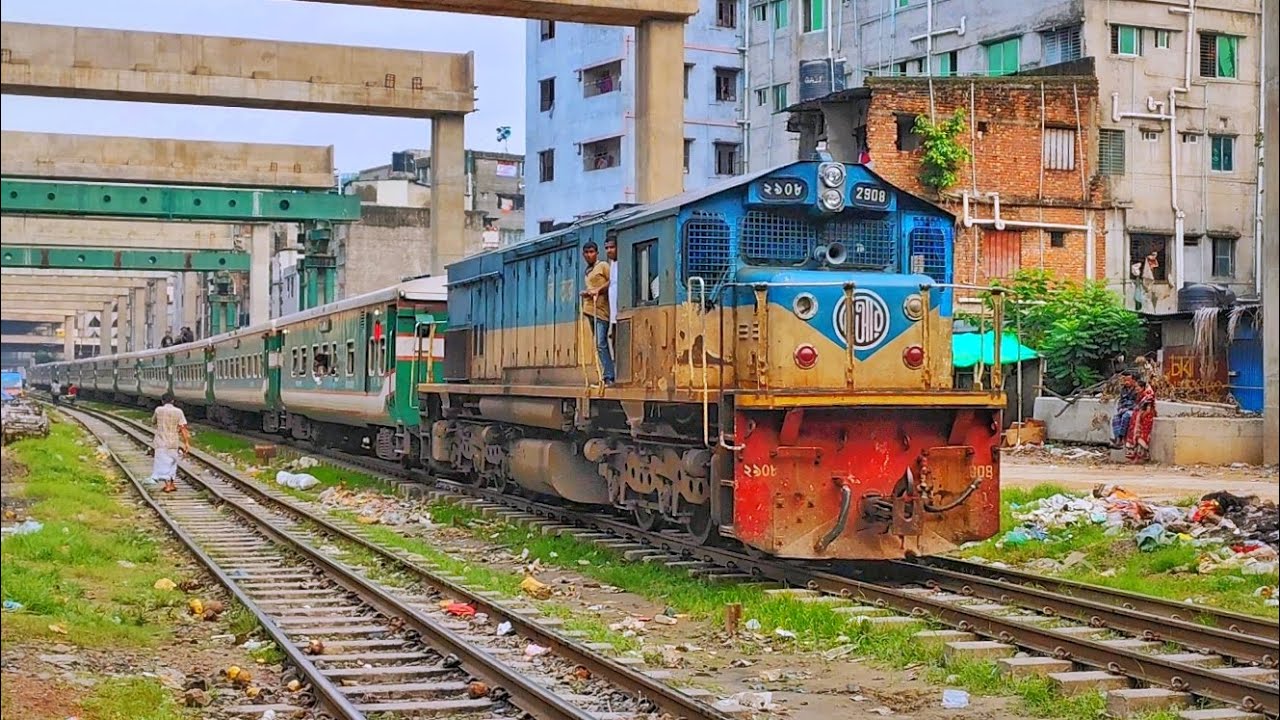 Dhaka bound Upaban Express passing Through || Sylhet to Dhaka inter ...