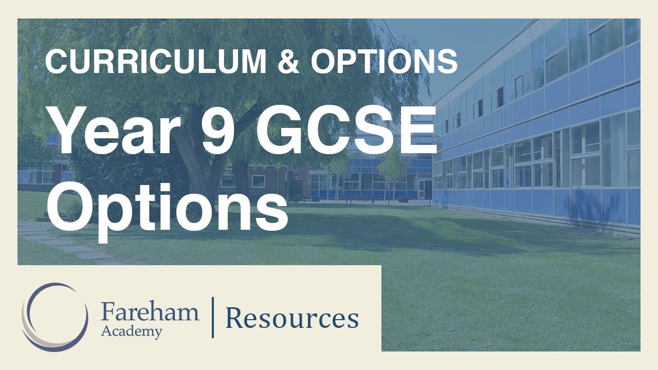 Year 9 GCSE Options 2020-22 - YouTube