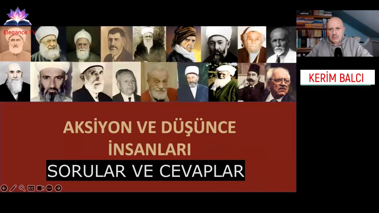 AKSİYON VE DÜŞÜNCE İNSANLARI( SORU VE CEVAPLAR ) KERİM BALCI - YouTube