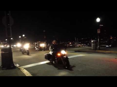 Harley Davidson Motorcycle Rally in Mount Washington, Pittsburgh