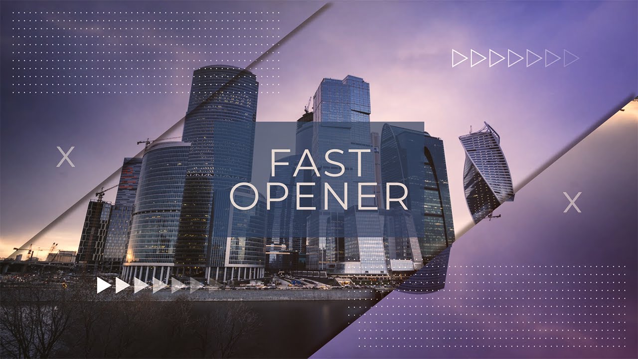 How to make Fast Opener in After Effects - YouTube