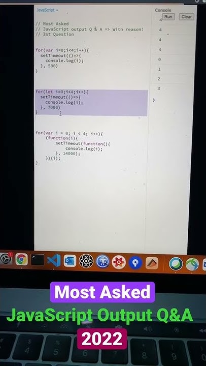 Q 3 Most Asked Javascript Output Questions Javascript Important 4803