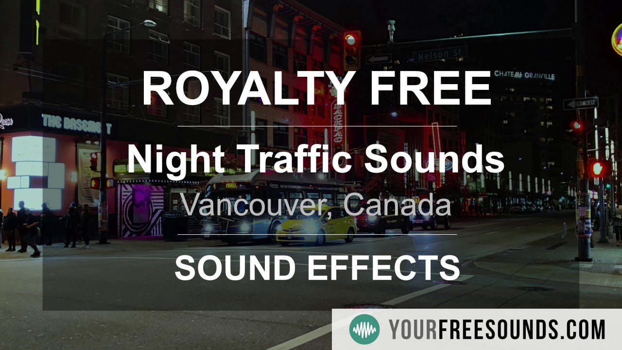 Free Night Traffic Sound Effects (Vancouver, Canada) PREVIEW - Sirens ...