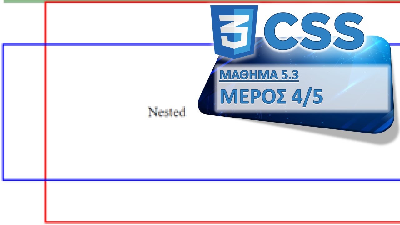 CSS - ΜΑΘΗΜΑ 5.3 - ΚΟΥΤΙ: MARGIN ΚΑΙ PADDING - 4 ΑΠΟ 5 - Συμπεριφορά ...