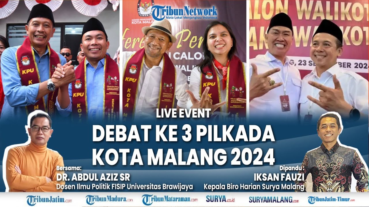 Pakar Politik UB Soroti Gaya Wahyu-Ali, Hery-Ganis, & Anton-Dimyati ...